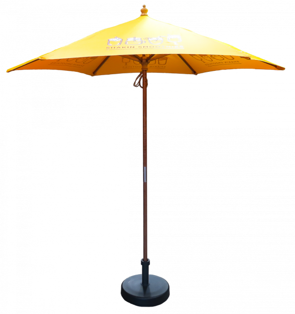 Branded Parasols Printed With Your Logo